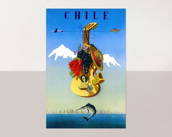 South America Travel Poster - Etsy