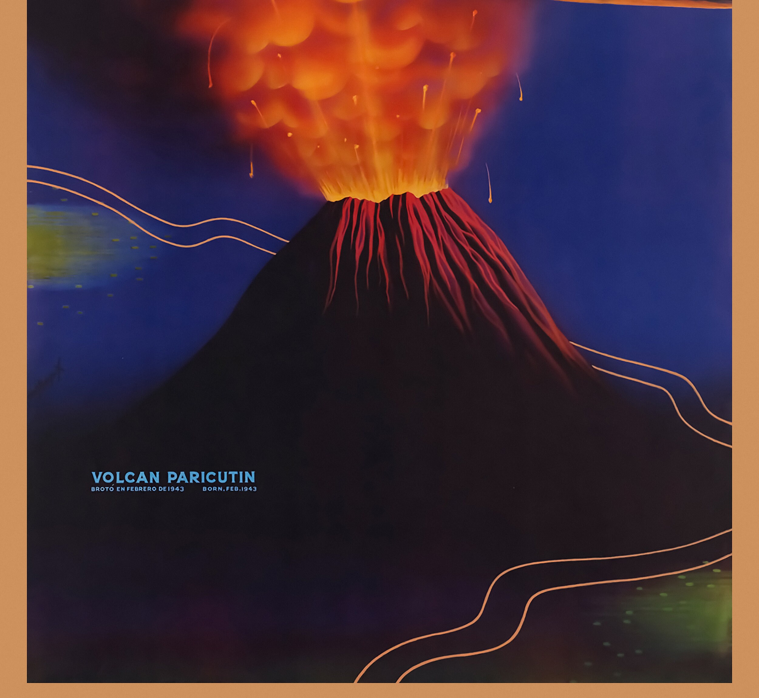 Cinder Cone Volcanoes Paricutin