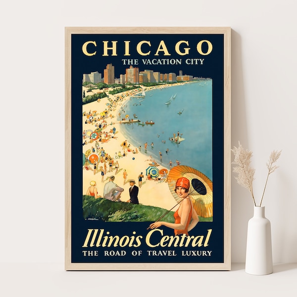 Chicago Poster - Etsy