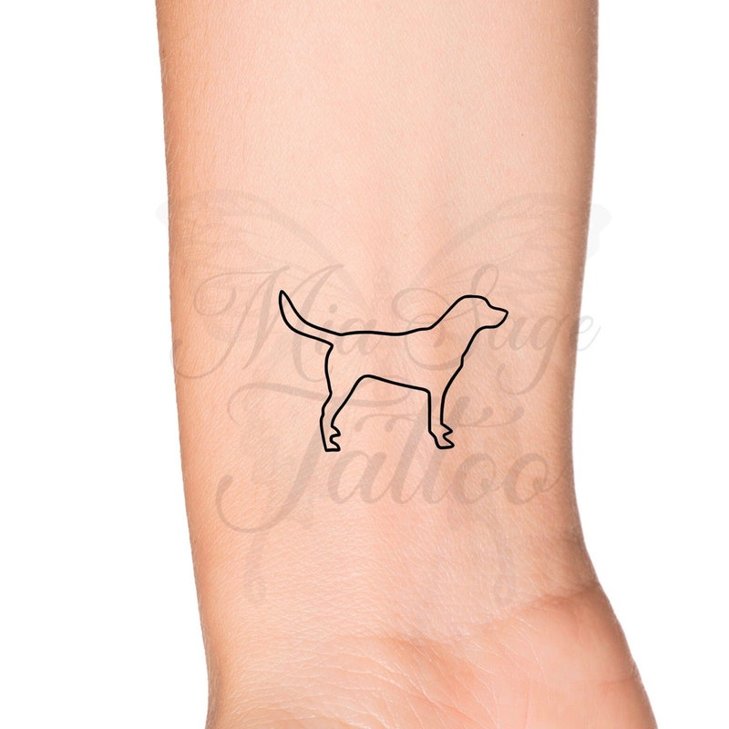 Dog Temporary Tattoo - Etsy