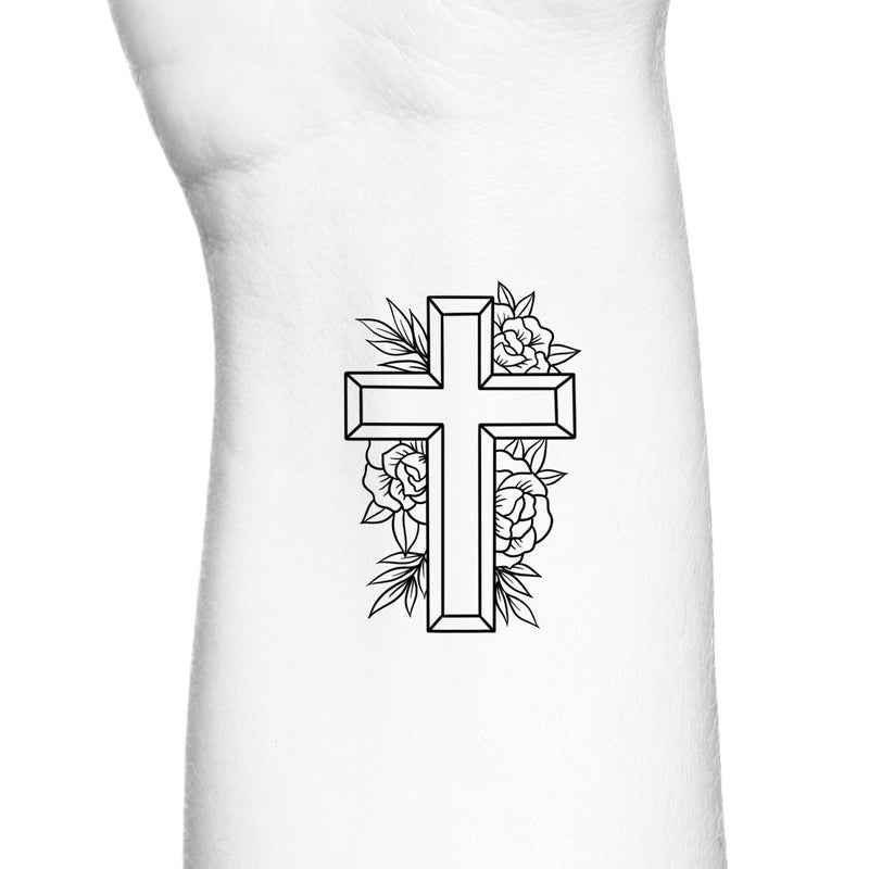 Cross Tattoo Stencils - Etsy