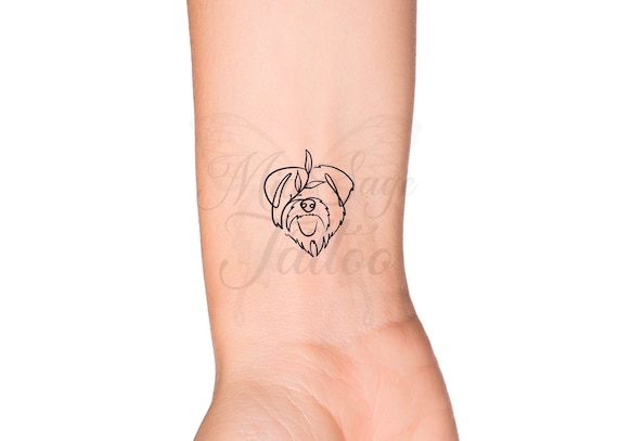 Yorkie Puppy Tattoo
