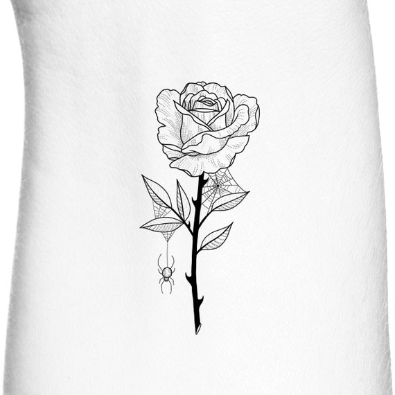 Rose Stem Outline
