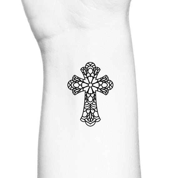 Girly Cross Tattoos