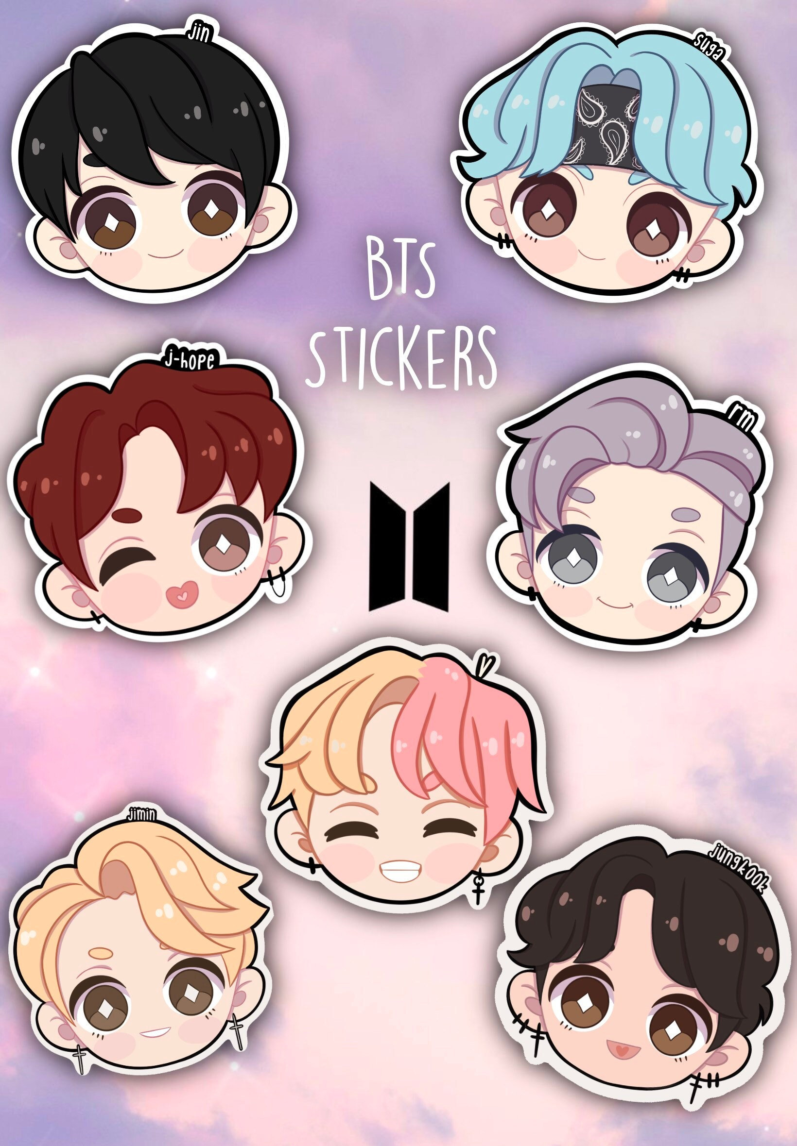 ArtStation BTS Chibi Characters ARMY Logo | lupon.gov.ph
