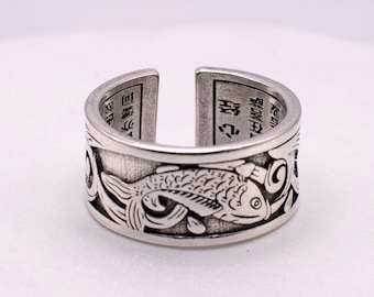 Japanese Koi Fish Ring - Etsy