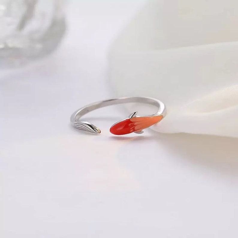 Koi Fish Ring Lucky Fish Ring Japanese Adjustable Jewelry - Etsy