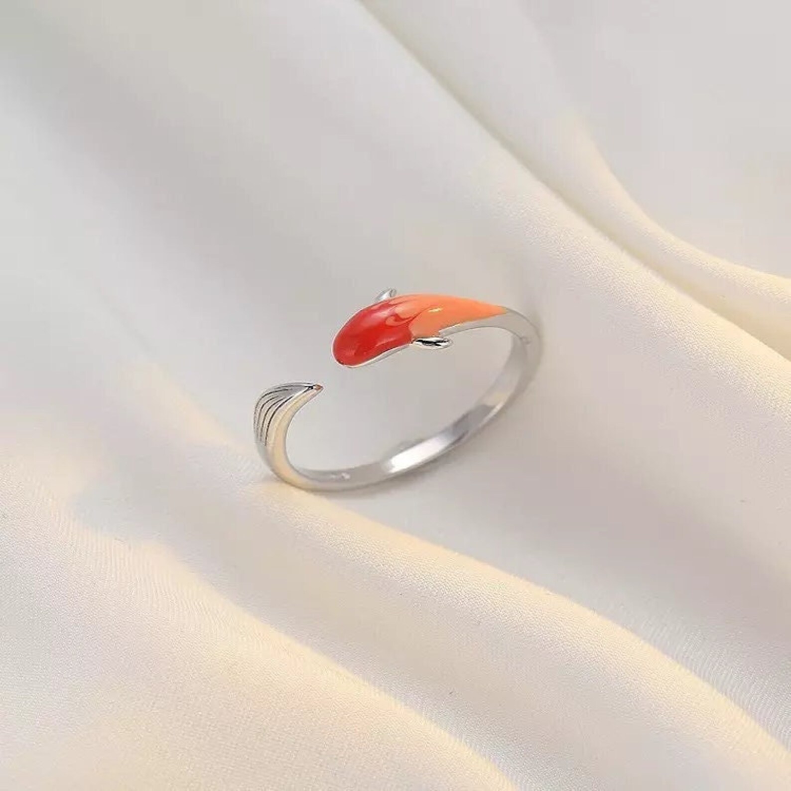 Koi Fish Ring Lucky Fish Ring Japanese Adjustable Jewelry - Etsy