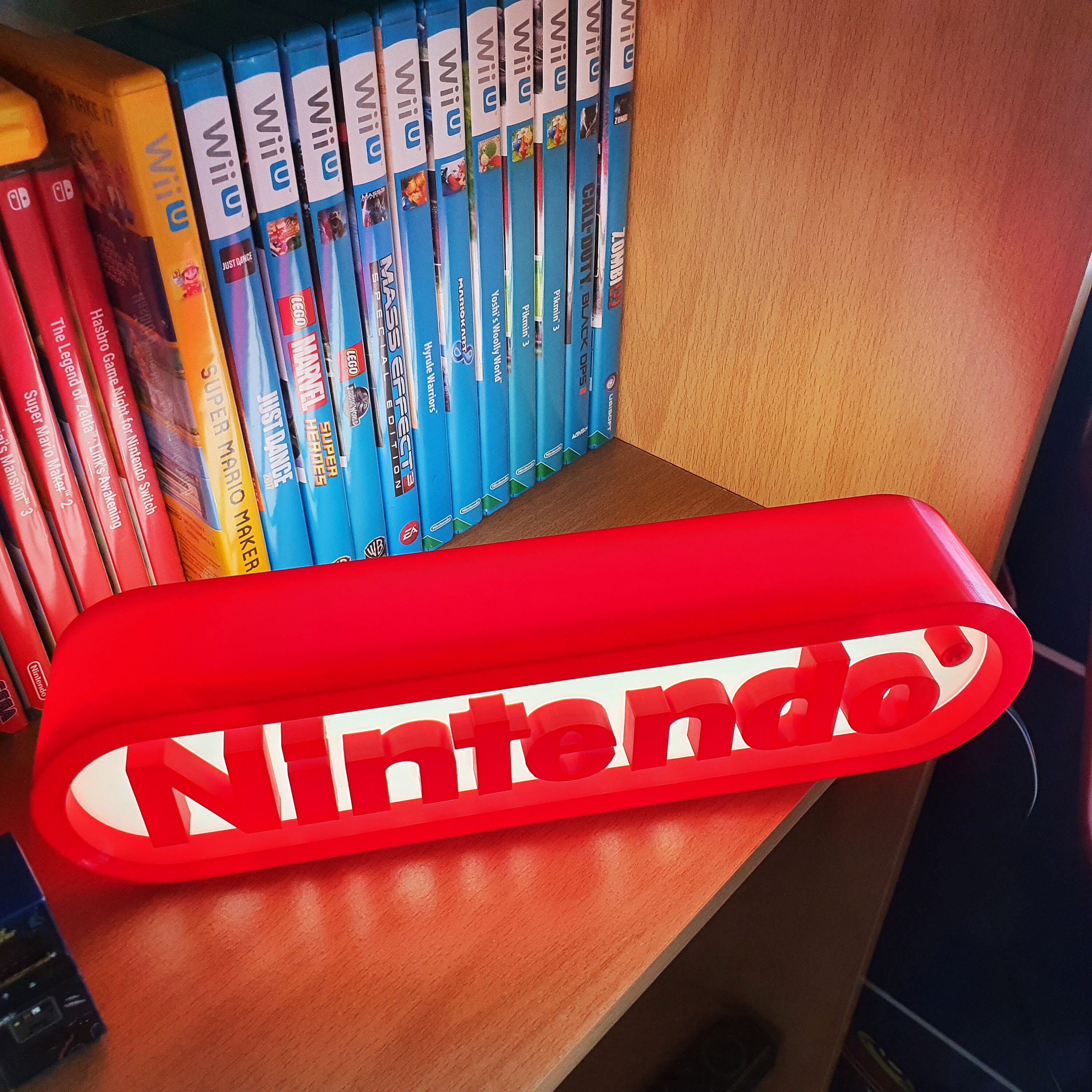 Nintendo Logo LED Lamp Singn Decoration 27.5 Cm 3D Print for - Etsy Canada