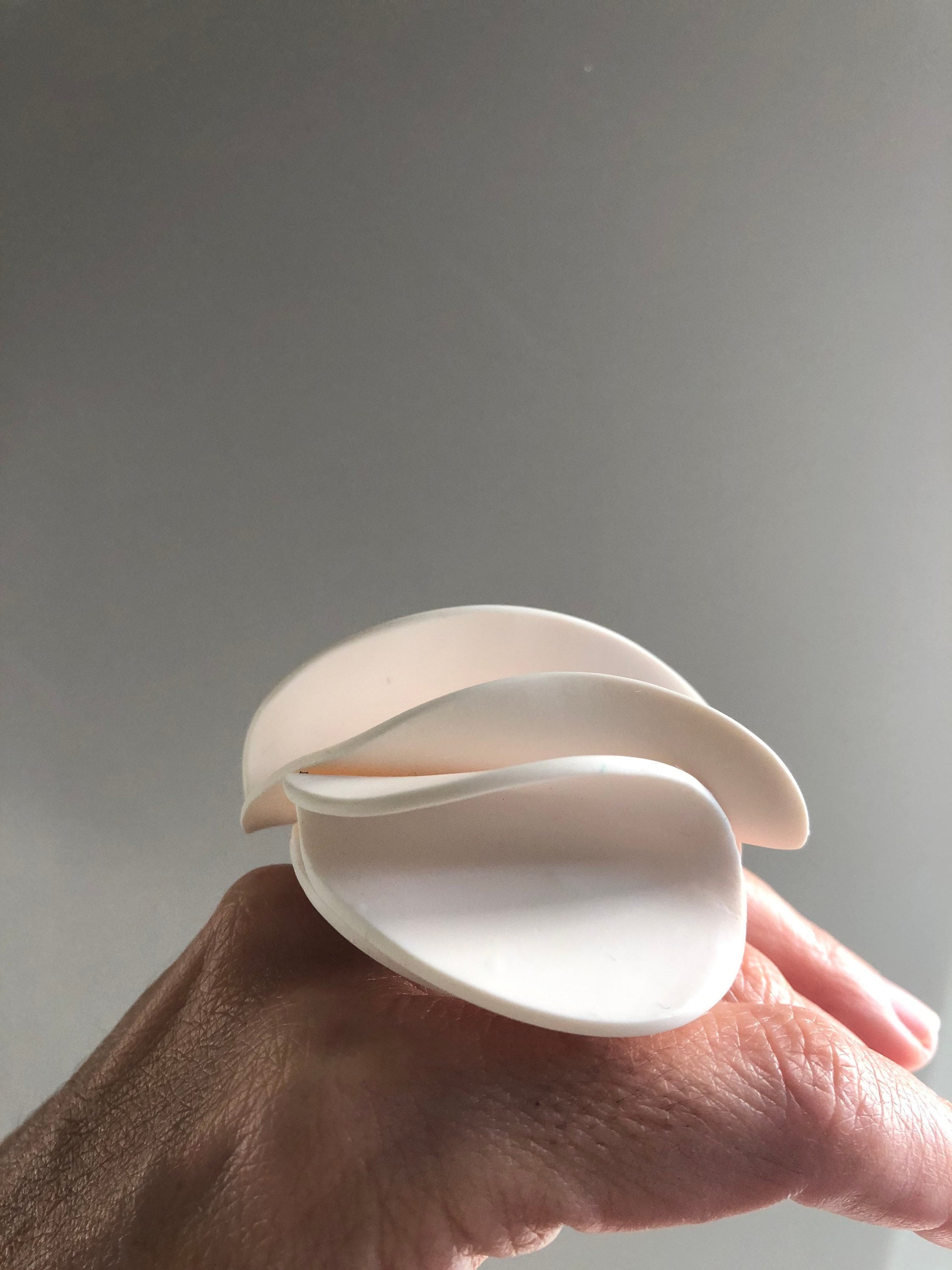 White Modern Ring Original Geometric Jewelry Unique Ring - Etsy