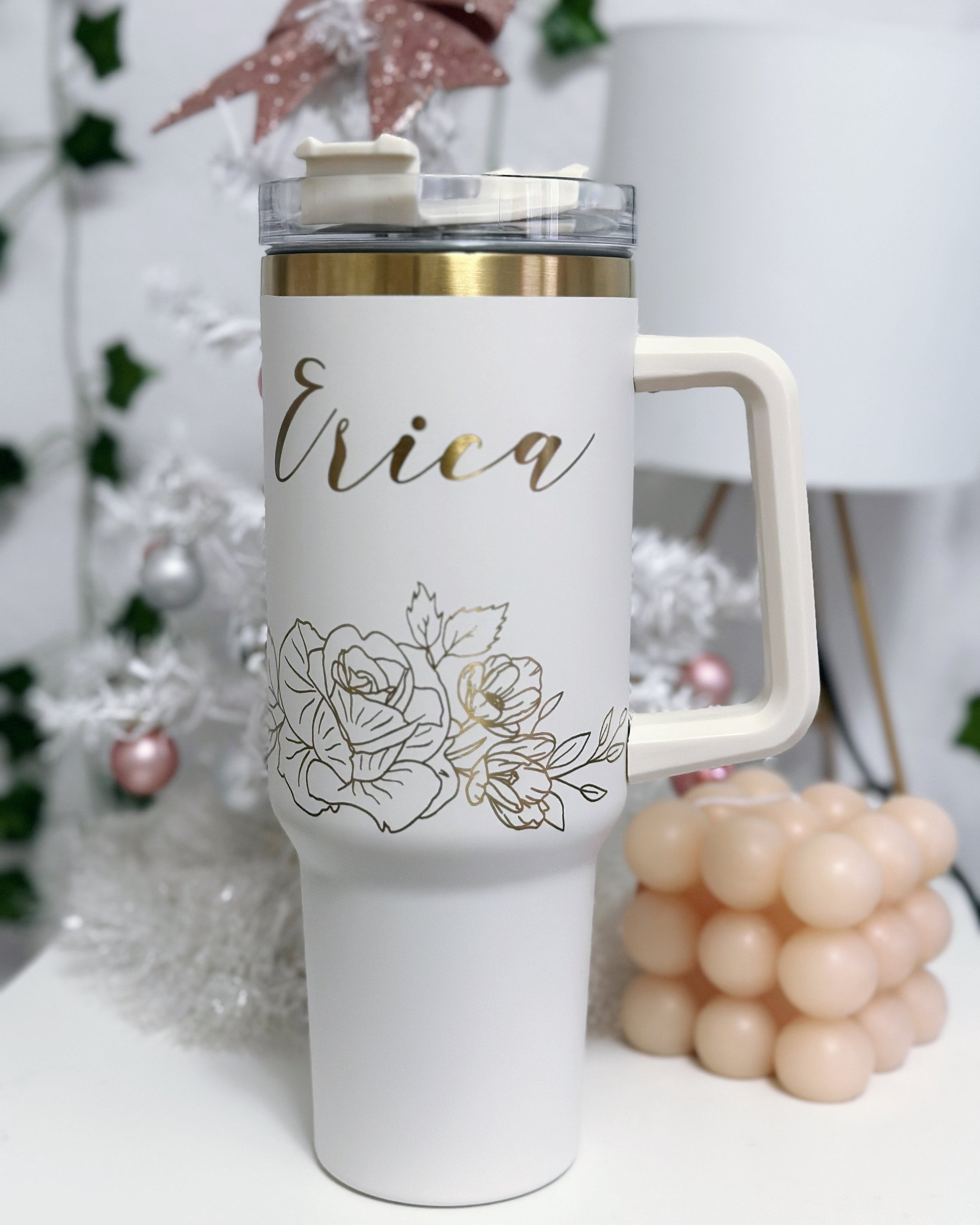 40 Oz Personalized Tumbler, Customized Tumbler, Personalized Gift, Gift ...