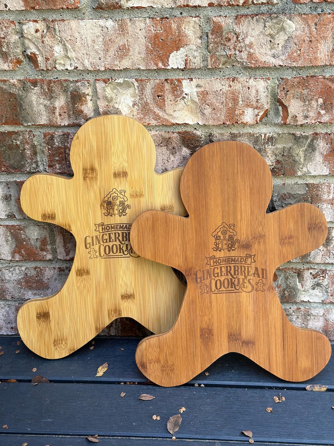 Gingerbread Man Cutting Board, Custom Cutting Board, Christmas Cutting ...