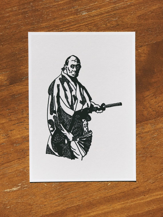 Le Samurai: Postcard Art Print | Etsy