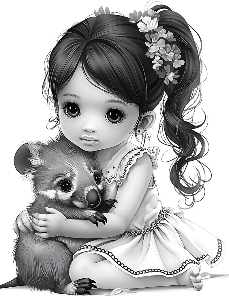 Cutie and Furry Coloring Pages. 50% OFF, Plus Free Summer Planner - Etsy