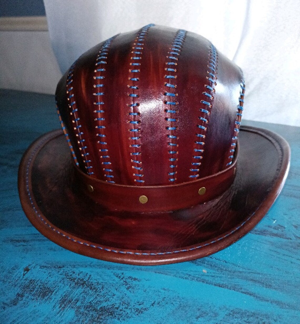 Leather Bowler Hat, Bowler Hat, Handmade Bowler Hat - Etsy
