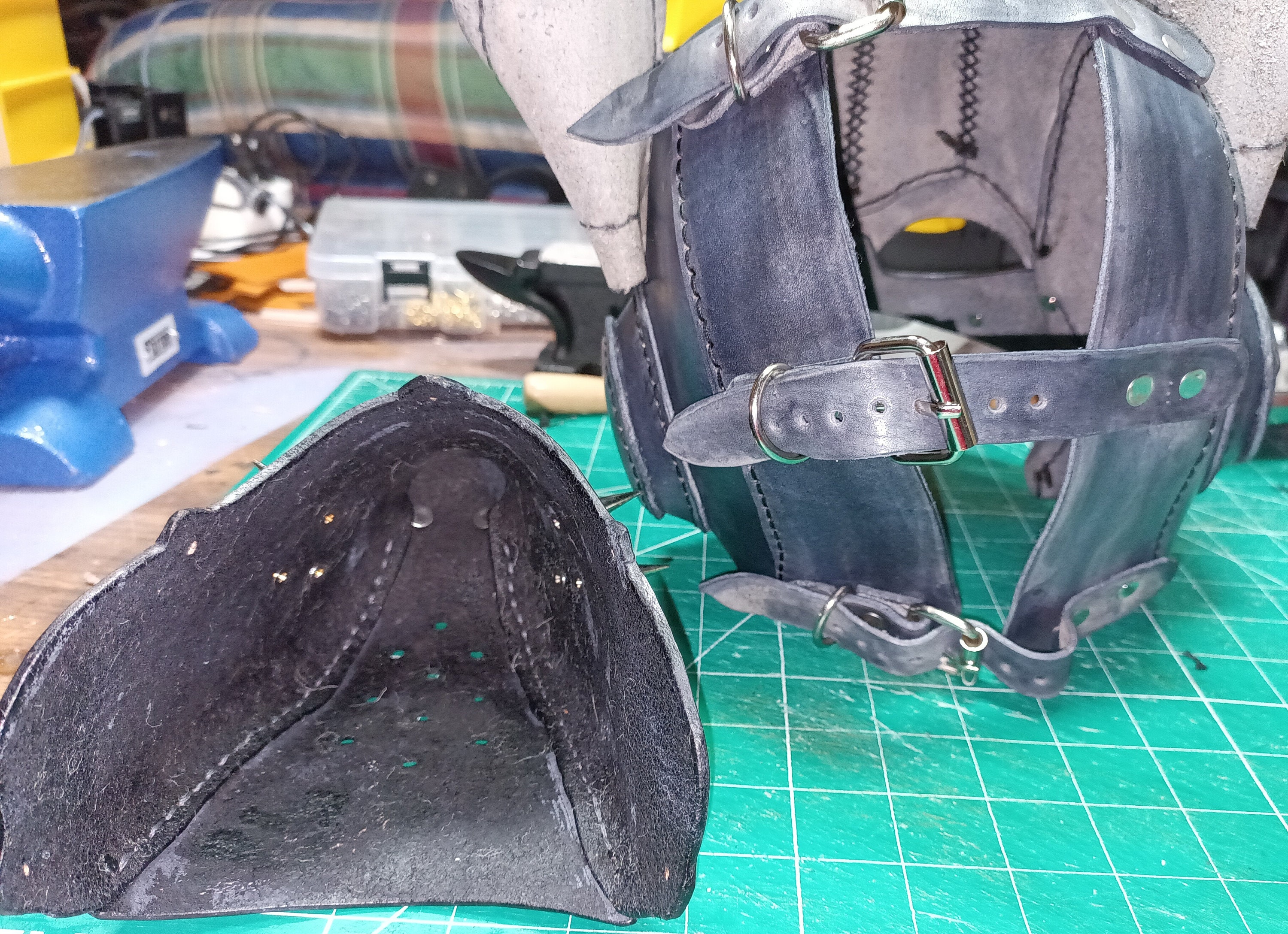 Wolf / Dog Leather Mask, Pup Hood, Leather Dog Mask - Etsy