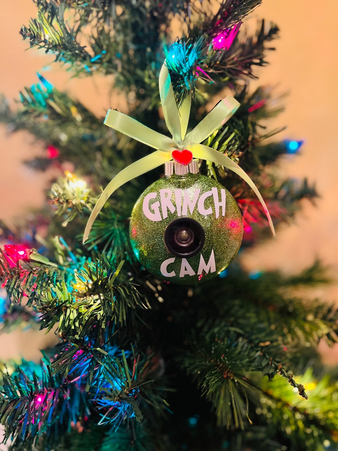 Grinch Cam Ornament - Etsy
