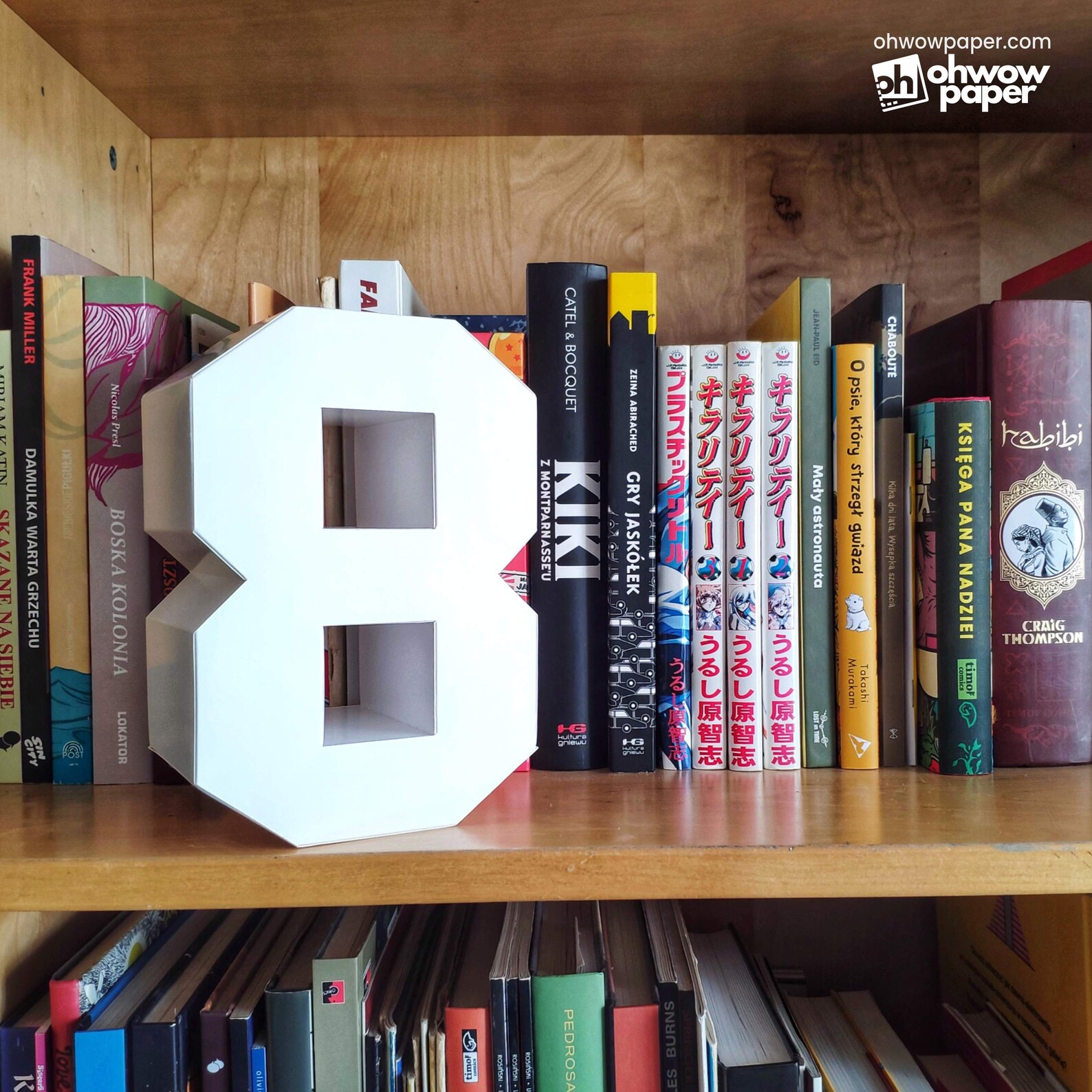 Paper Numbers, Digits Papercraft Template. Party Decor Paper Digits in ...