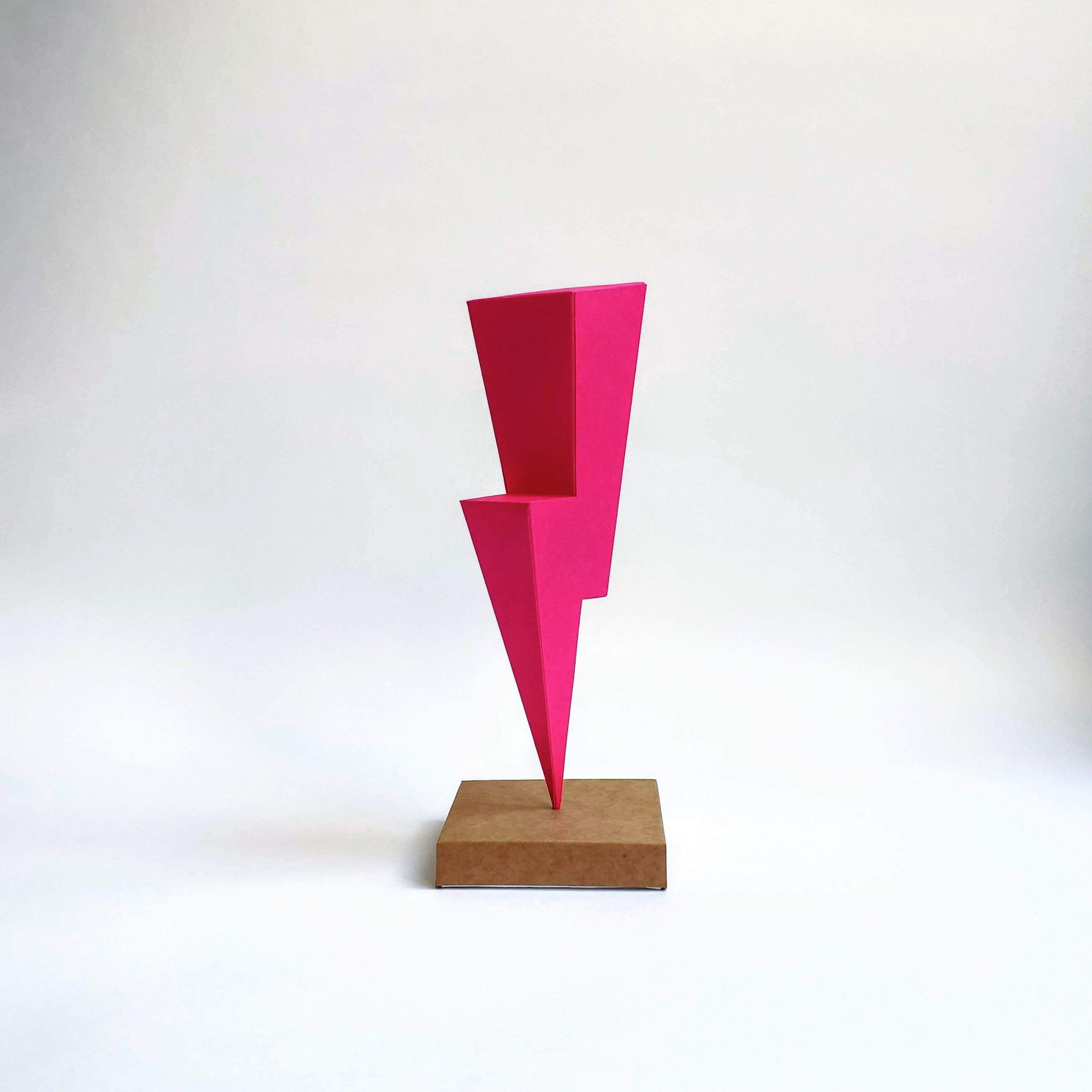 The Lightning Papercraft Template to Print. DIY Project, Crafting Gift ...