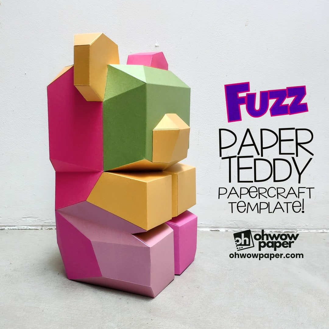 DIY Paper Sculpture Printable Papercraft Template. Perfect Homedecor or ...