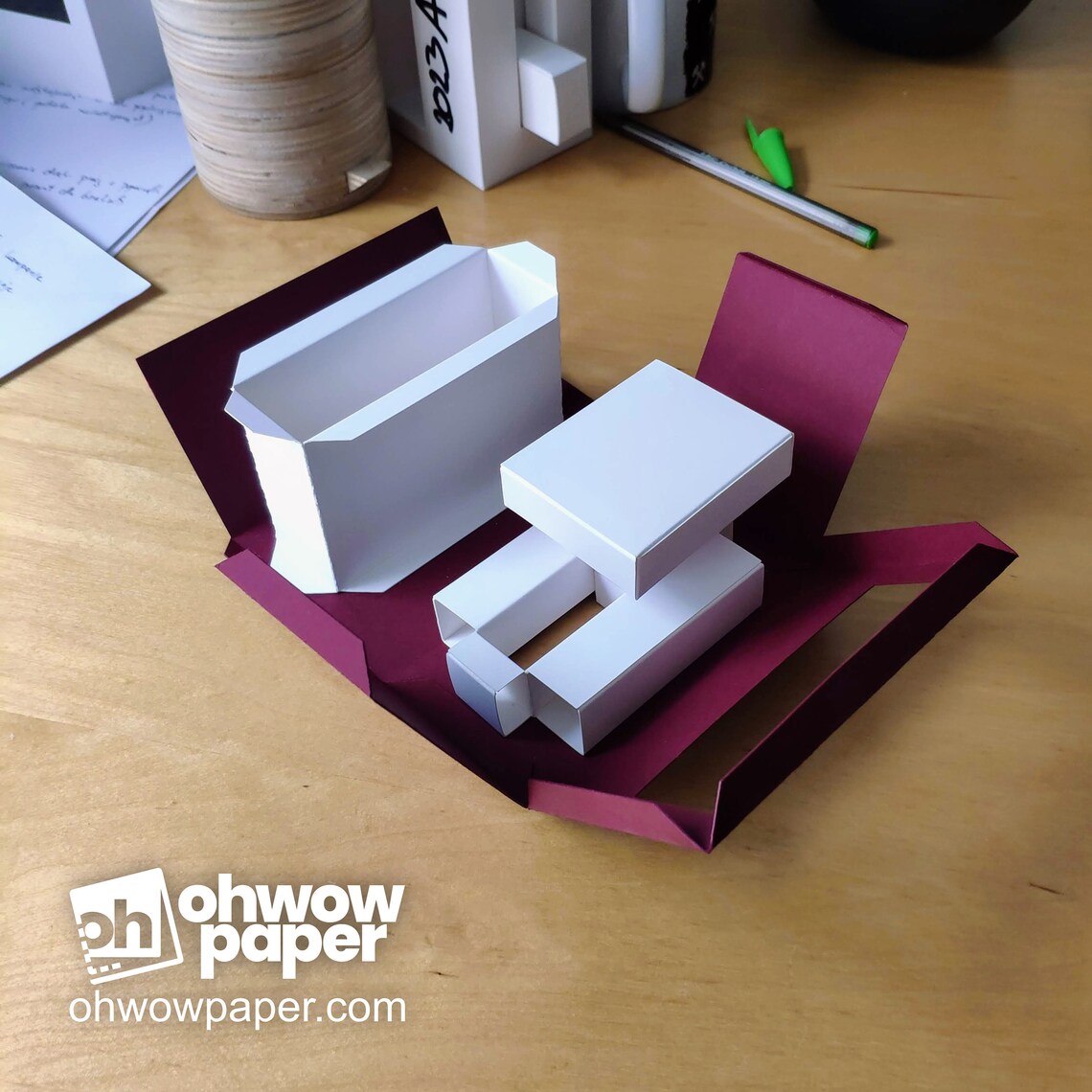 Paper Fidget Toy Papercraft Template to Print. Eco-friendly Fidget ...