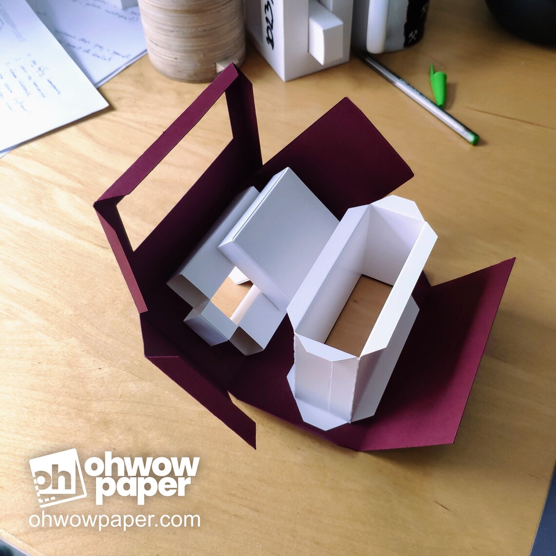 Paper Fidget Toy Papercraft Template to Print. Eco-friendly Fidget ...