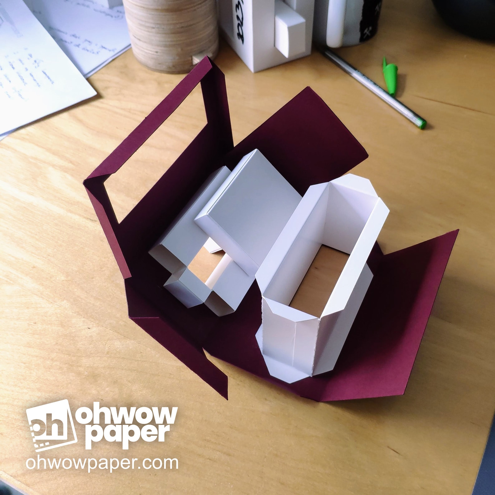 Paper Fidget Toy Papercraft Template to Print. Eco-friendly Fidget ...