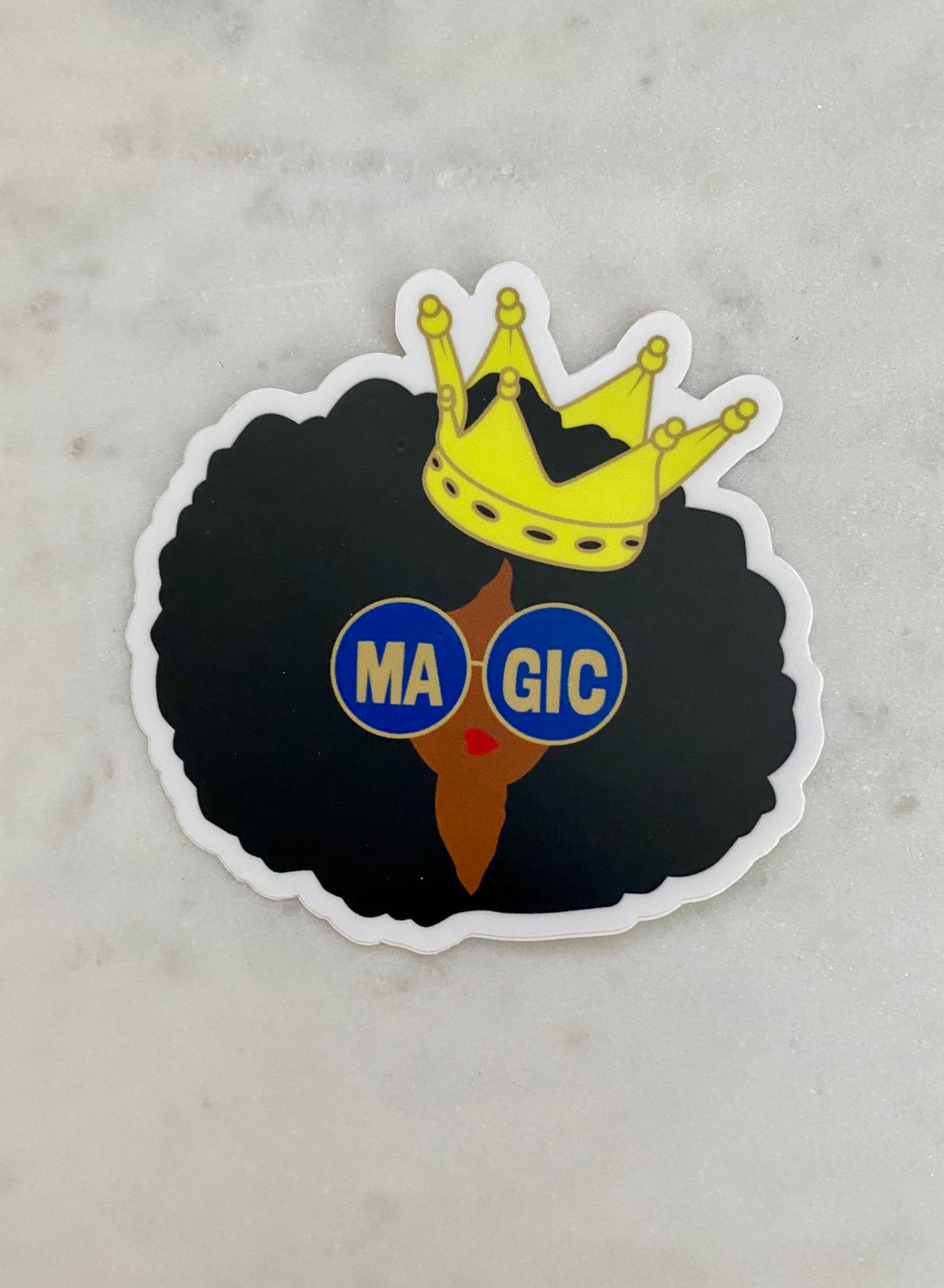 Black Girl Magic Sticker, Black Girl Stickers, Laptop Sticker, Sticker ...