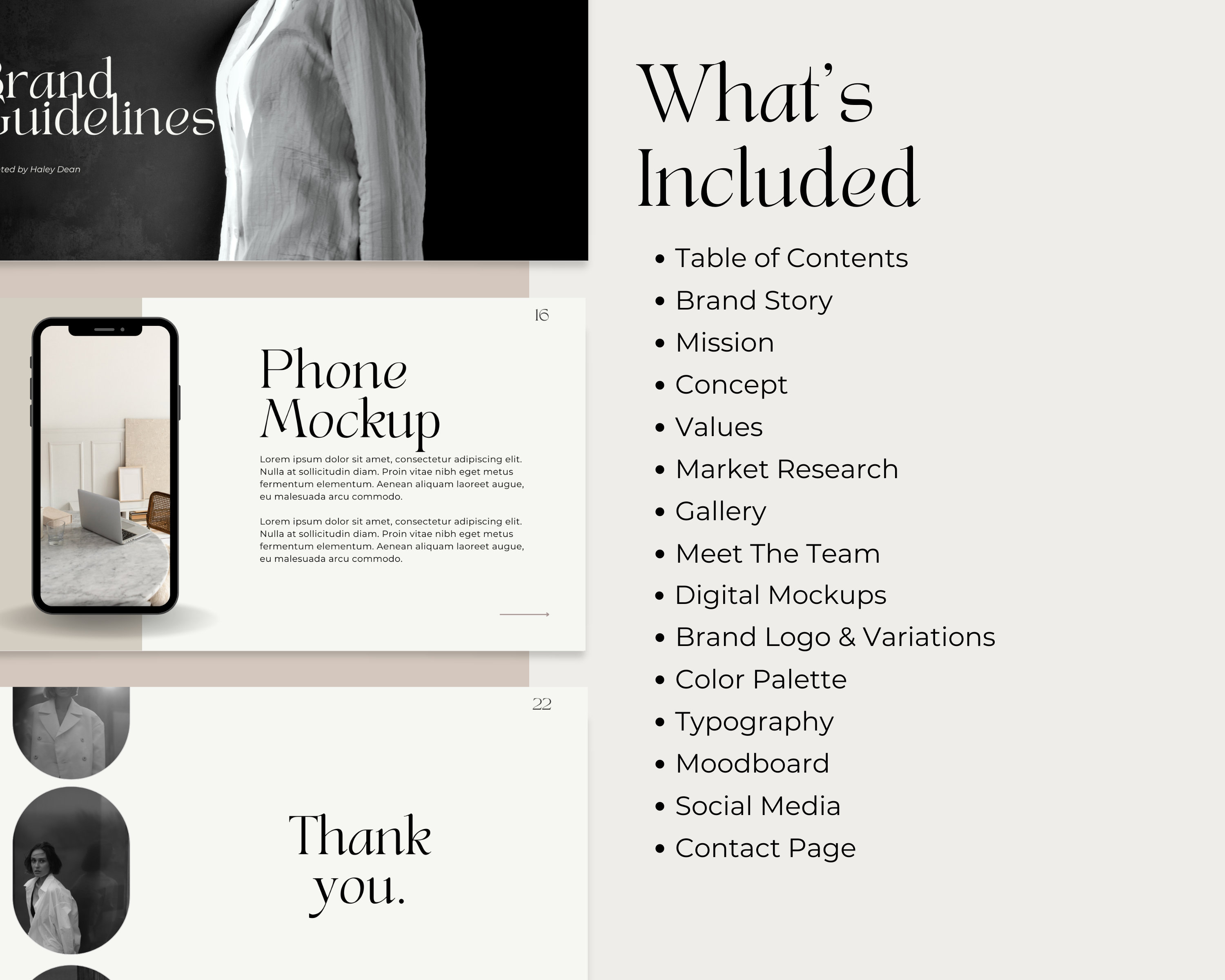 Brand Guidelines Template, 25 Editable Slides (canva) - Etsy