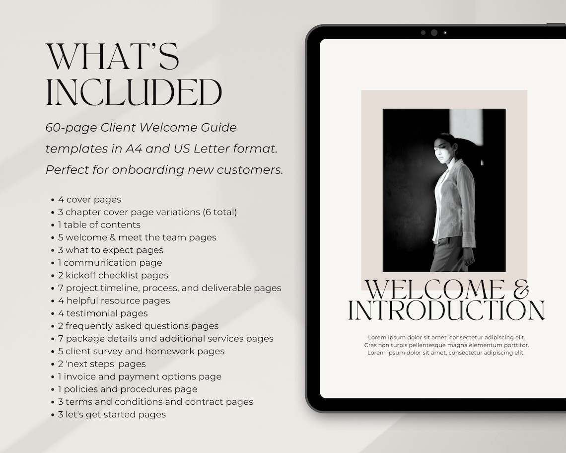 Client Welcome Guide, Client Onboarding Packet, Client Welcome Packet ...