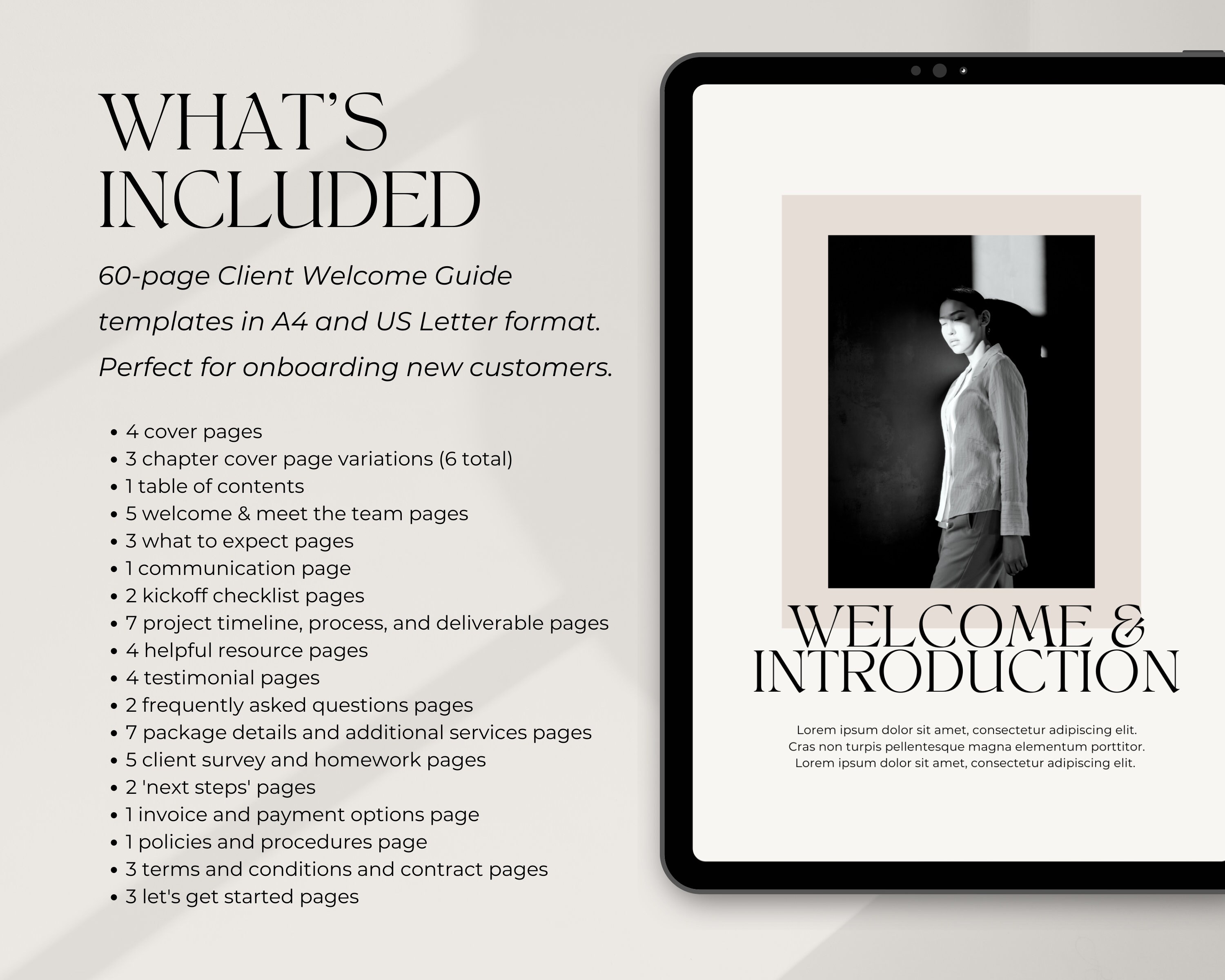 Client Welcome Guide, Client Onboarding Packet, Client Welcome Packet ...