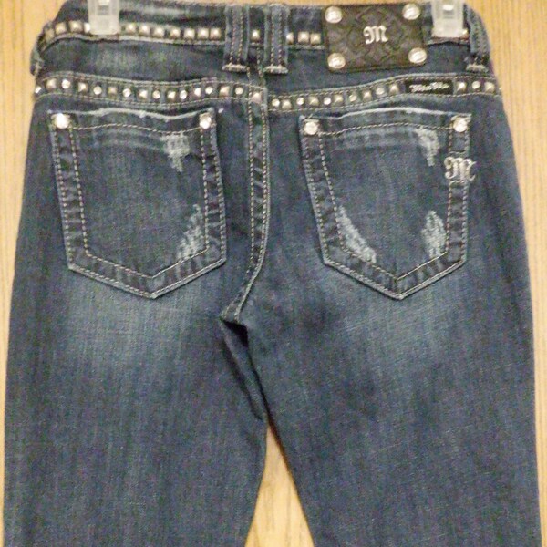 Studded Jeans - Etsy
