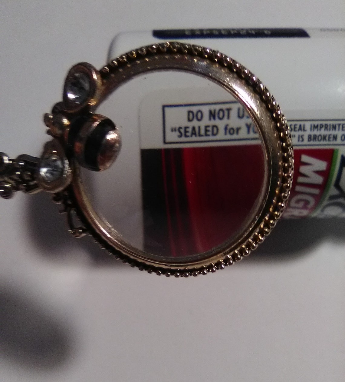 Magnifying Glass Antique Gold With Rhinestone Bee Loupe - Etsy
