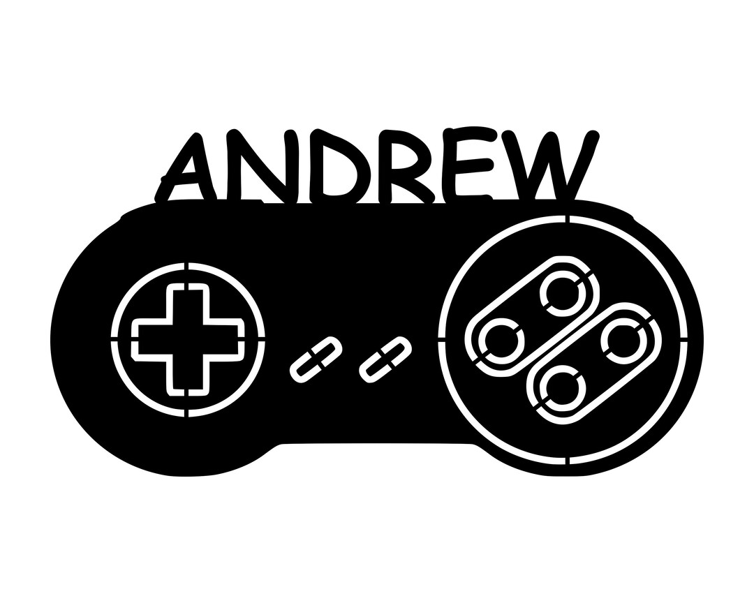 Super Nintendo Controller Metal Monogram, Vintage Controller Metal ...