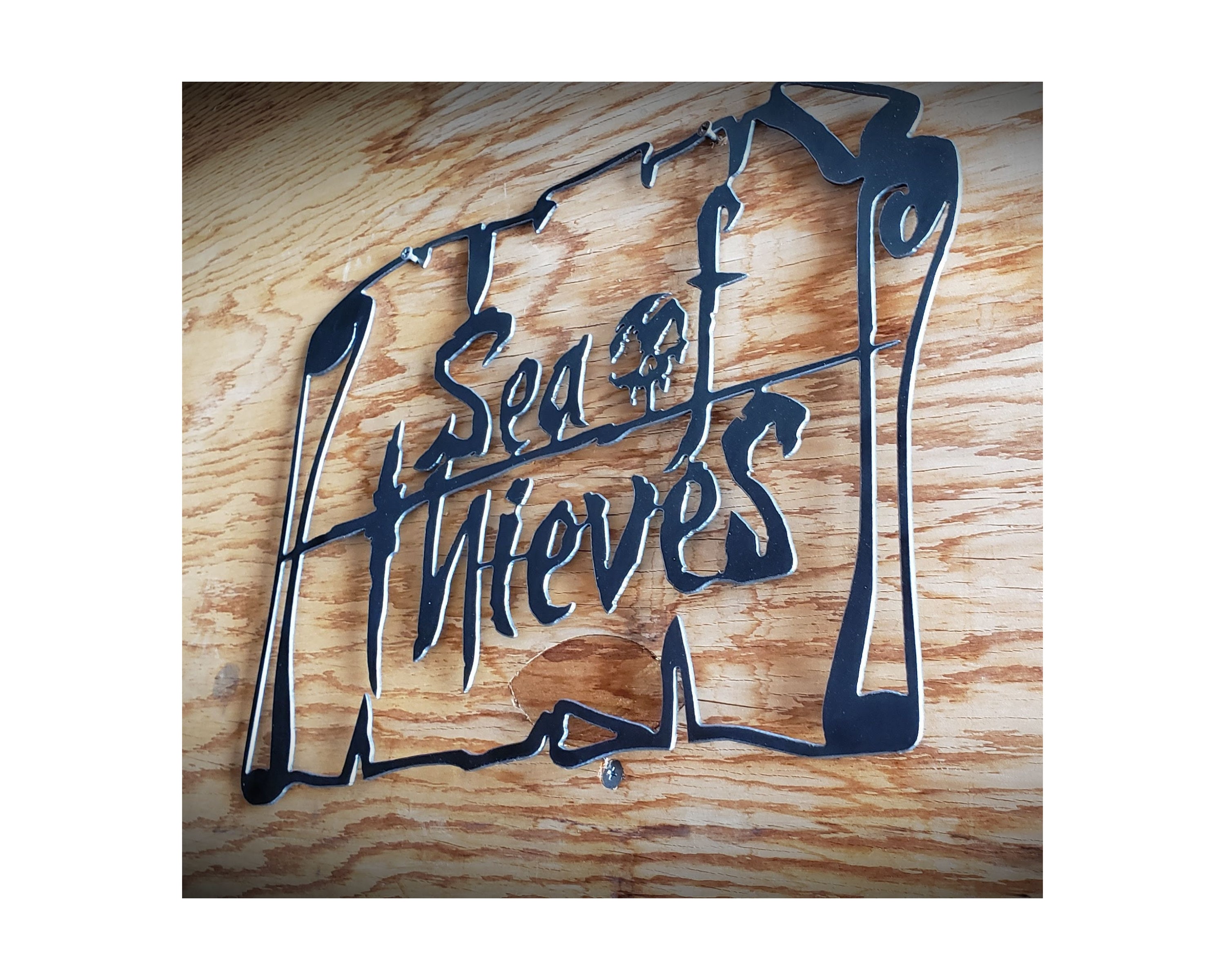 Sea of Thieves Metal Game Sign, Sea of Thieves Game, Metal Game Sign ...