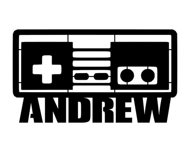 Nintendo NES Controller Metal Monogram, Vintage Controller Metal ...