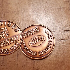 1967 GREEN BAY PACKERS Championship Letter Seals - Etsy