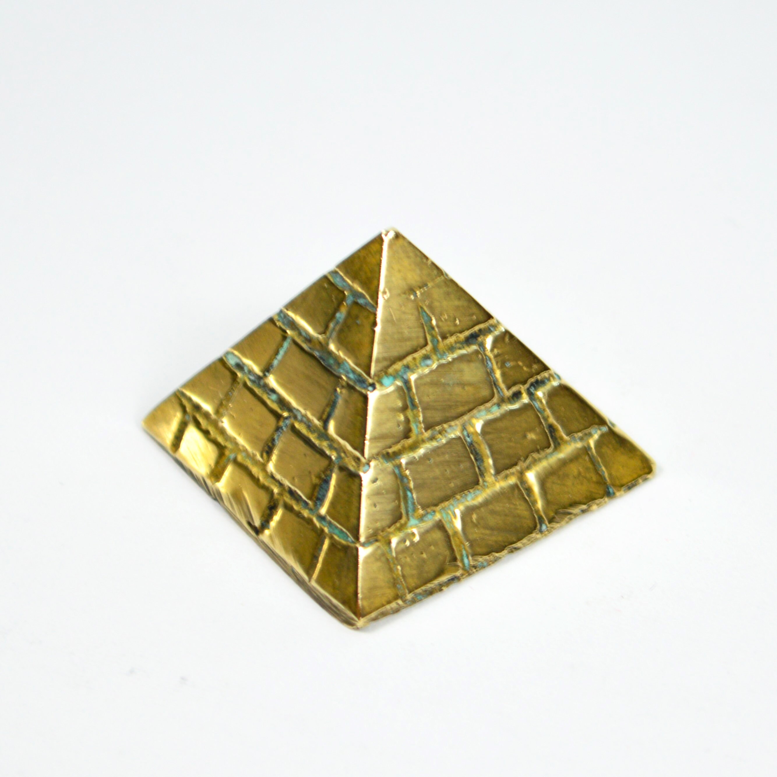 Bronze Pyramid. Decorative Pyramid. Bronze or Brass Figures. Vintage - Etsy