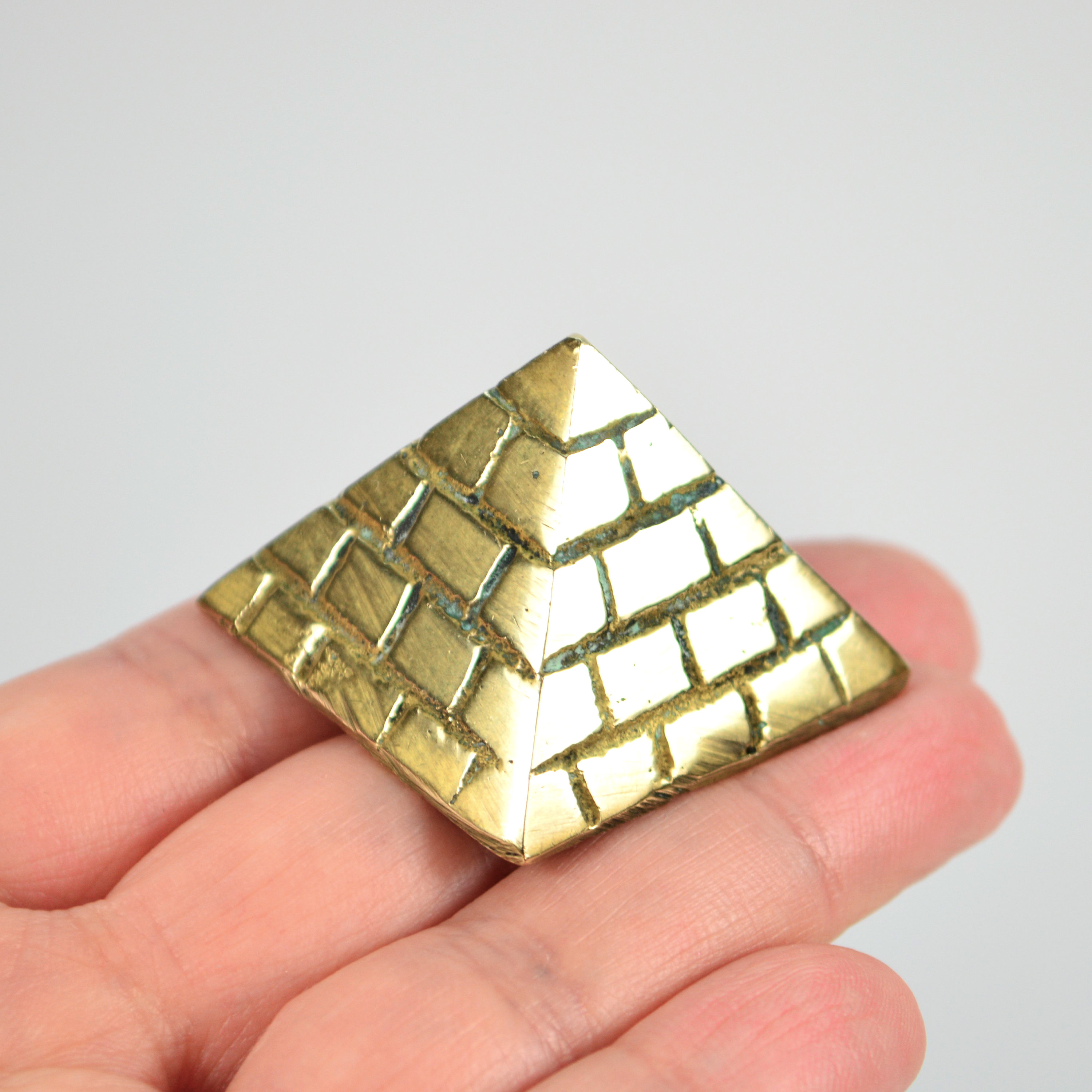 Bronze Pyramid. Decorative Pyramid. Bronze or Brass Figures. Vintage - Etsy