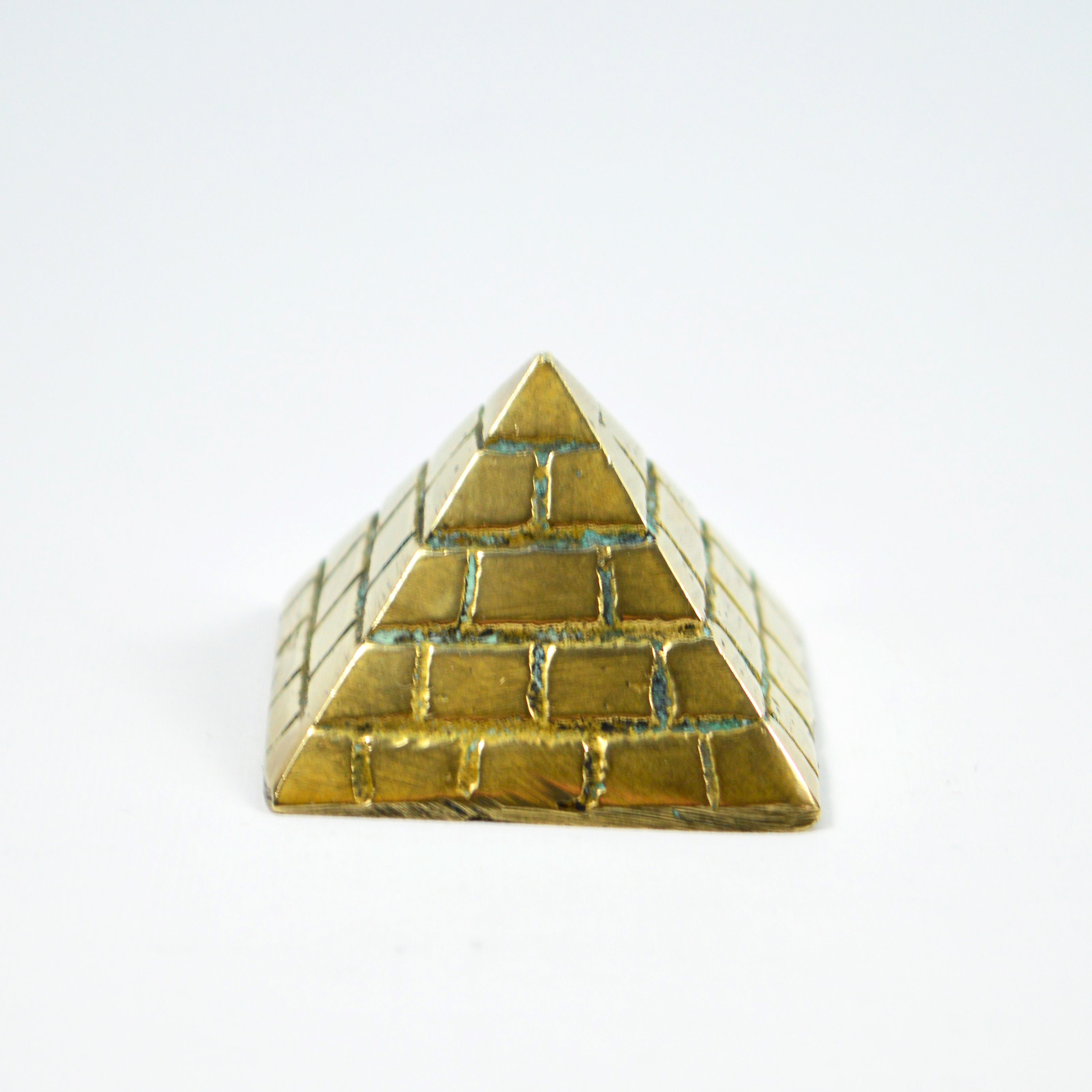 Bronze Pyramid. Decorative Pyramid. Bronze or Brass Figures. Vintage - Etsy