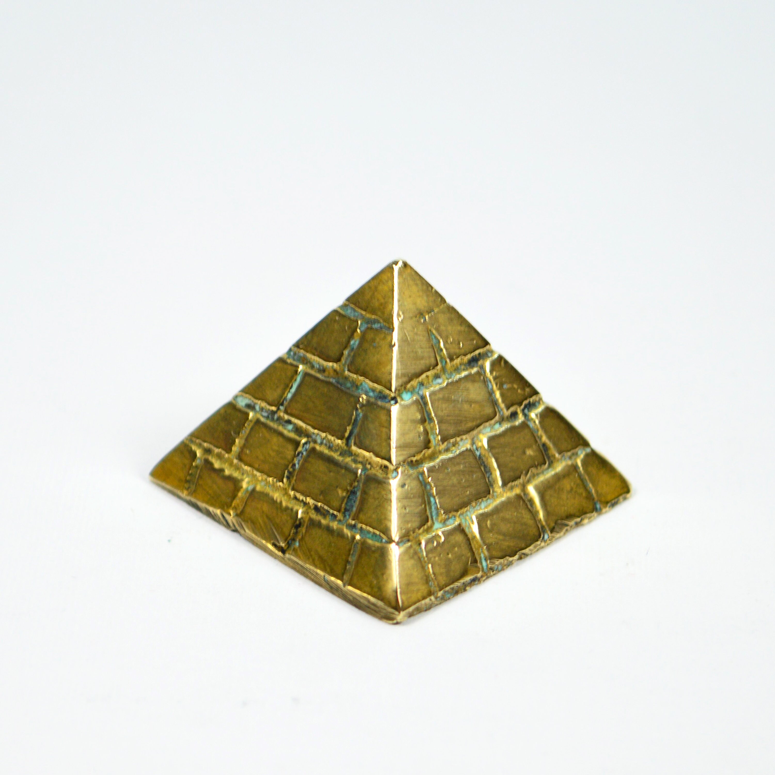 Bronze Pyramid. Decorative Pyramid. Bronze or Brass Figures. Vintage - Etsy