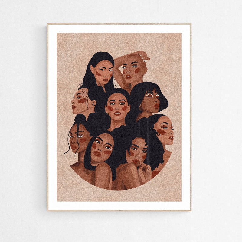 Woman Art Print - Etsy