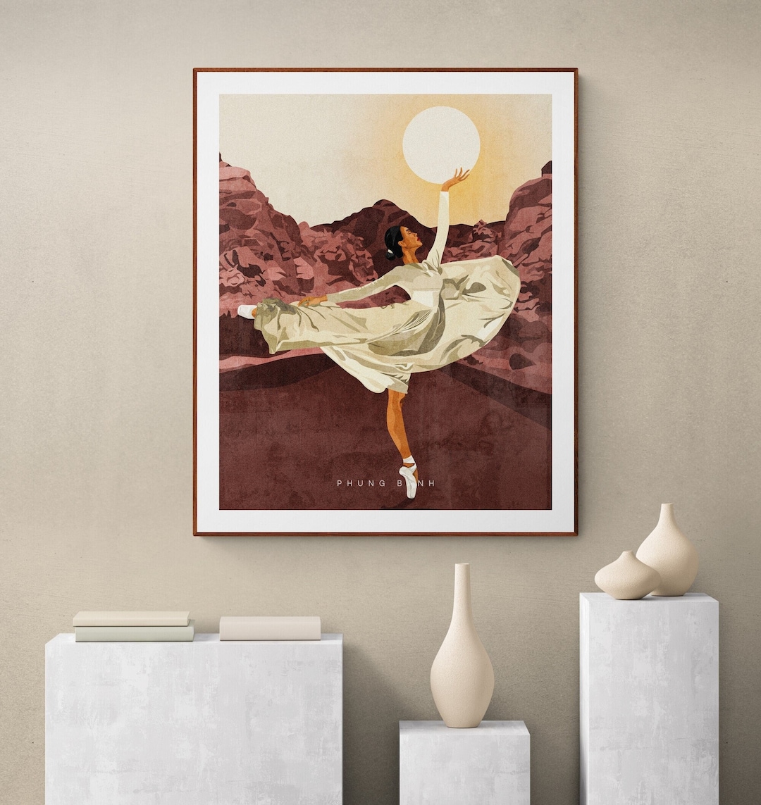 Ballet Dance Art Print, Ballerina Wall Art, Sophisticated Art Print ...