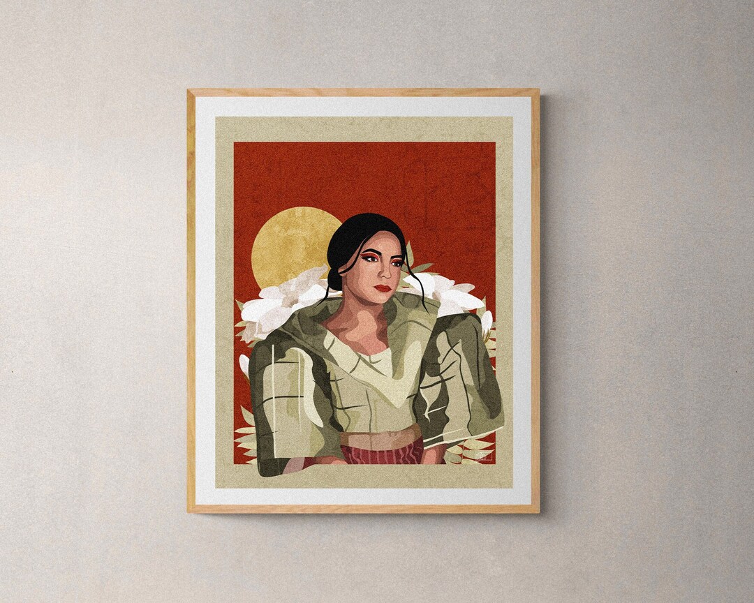 Filipino Art Print, Asian Woman Illustration, Culture Celebration Art ...