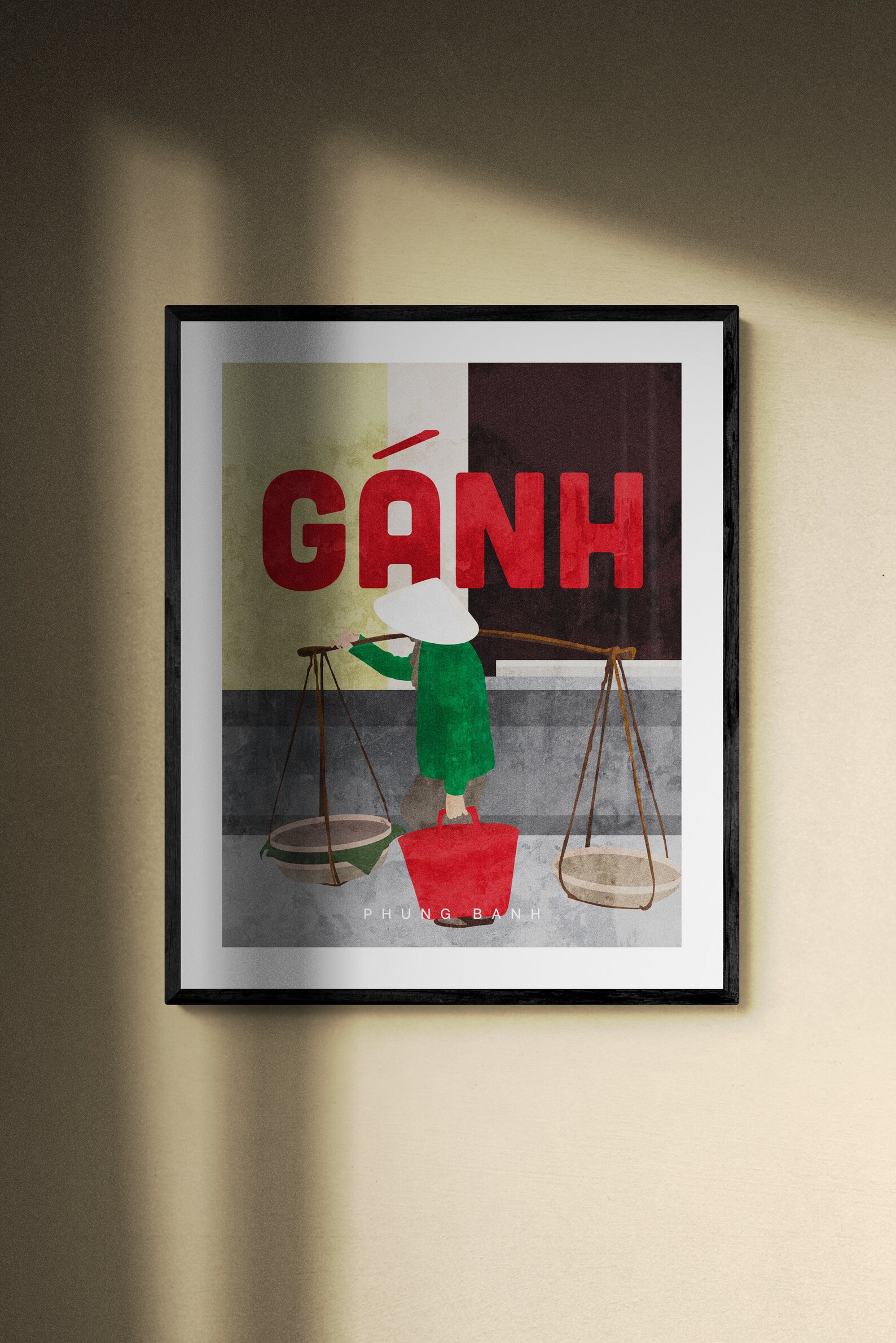 Vietnamese Culture Art Print Vietnam Gánh Art Print - Etsy