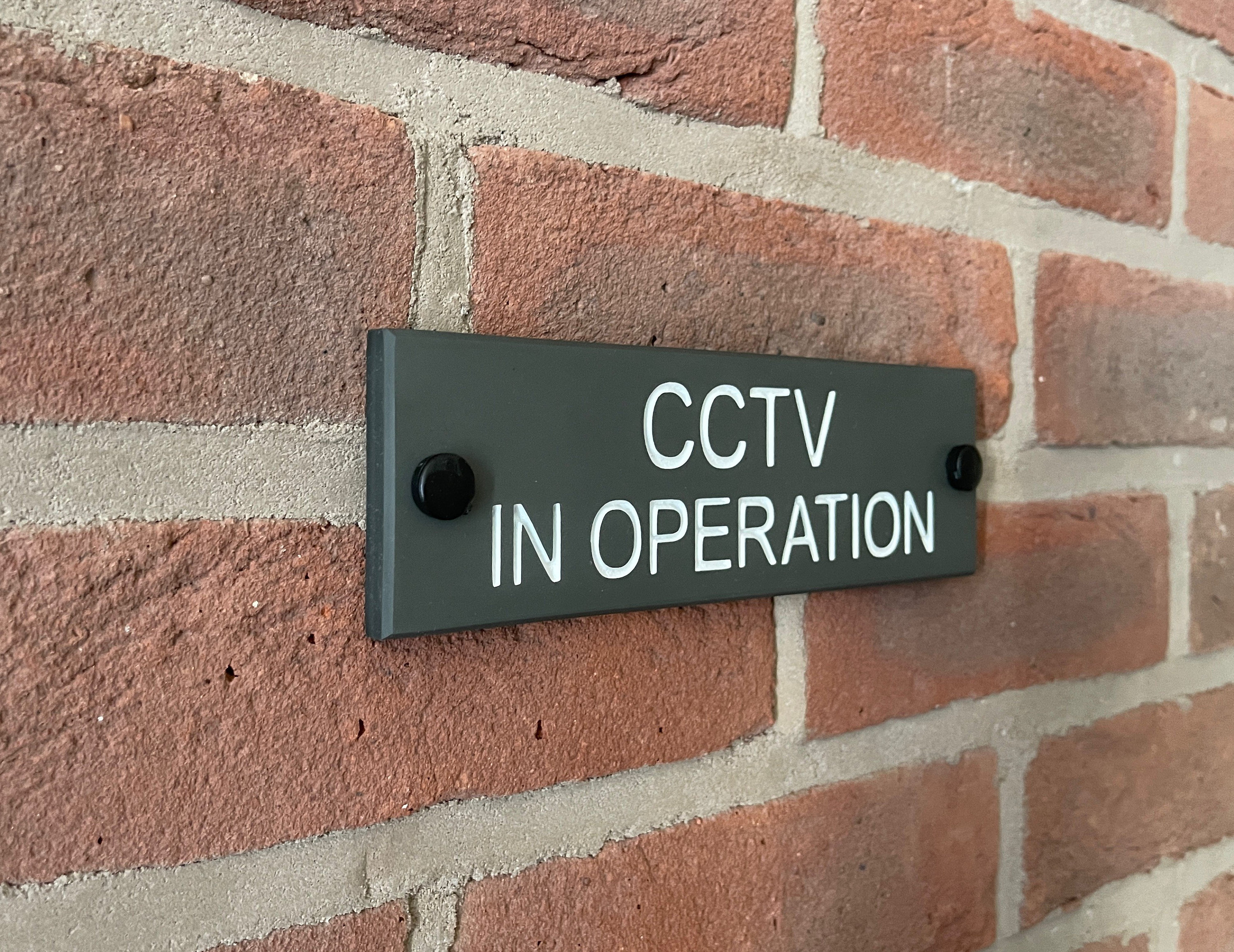 Gate Sign 8x2 CCTV Sign - Etsy UK