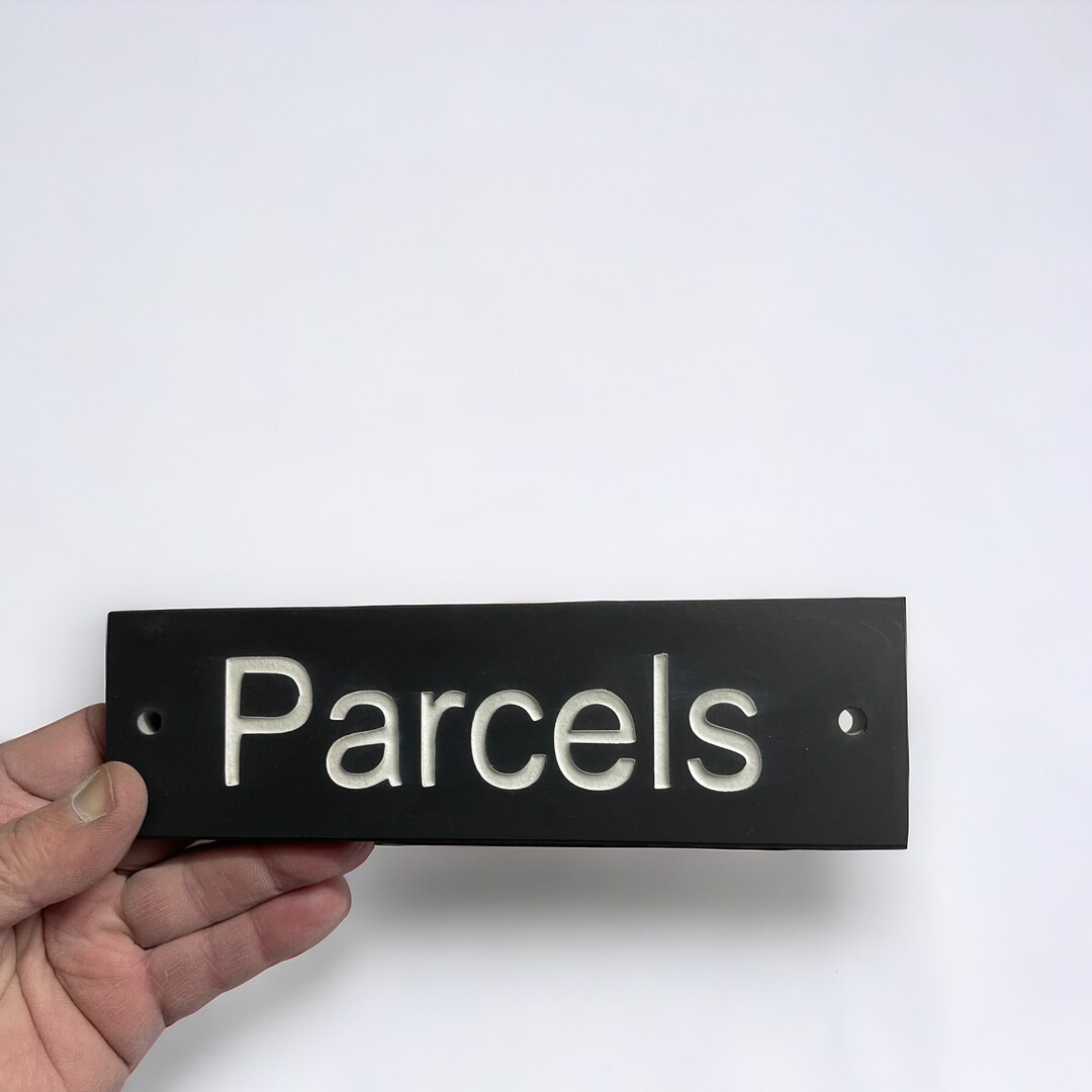 PARCELS Sign 8x2 Fit on Parcel Box - Etsy UK