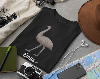 Funny Emu T Shirt - Etsy