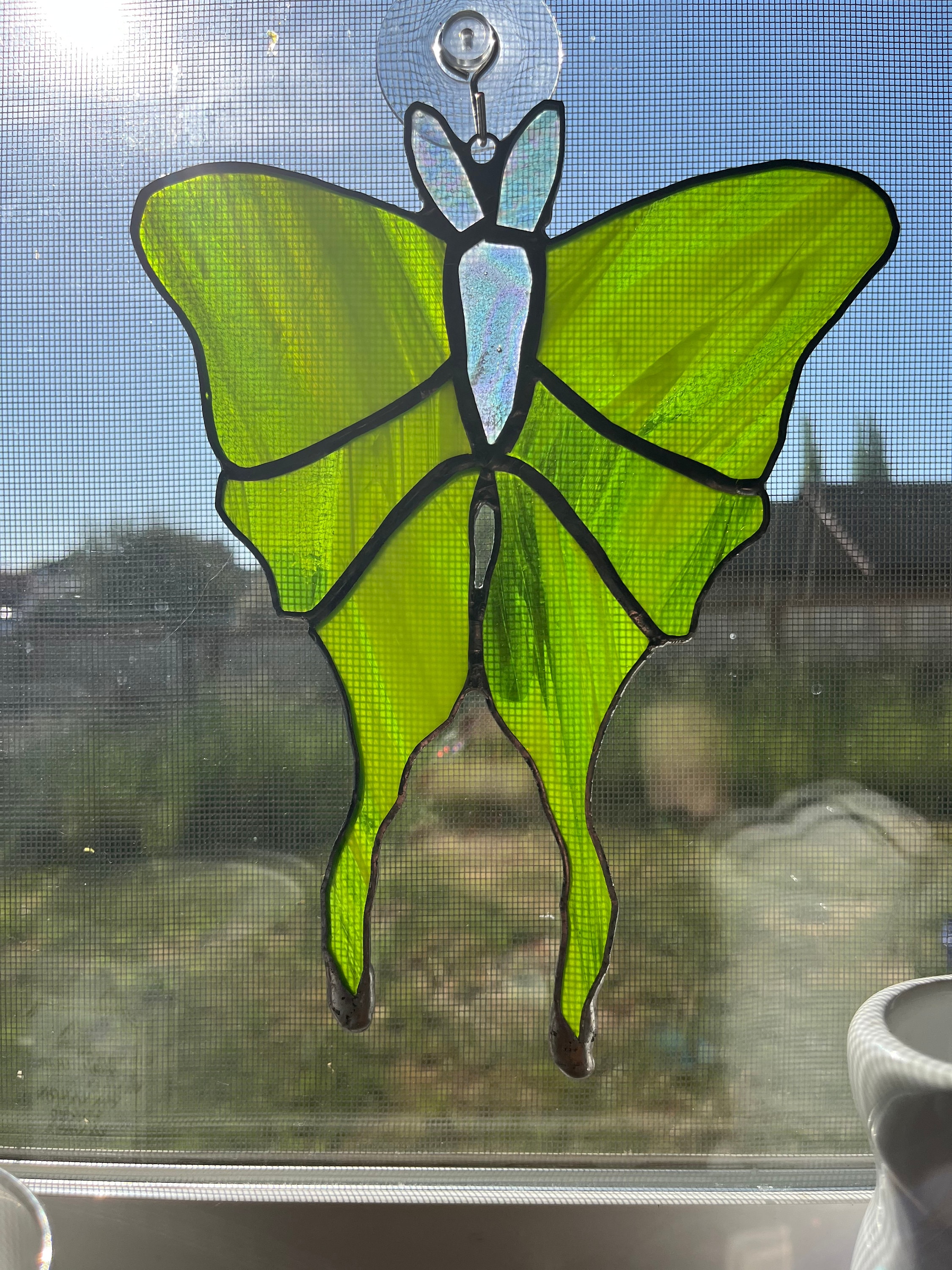 Luna Moths Stained Glass - Etsy