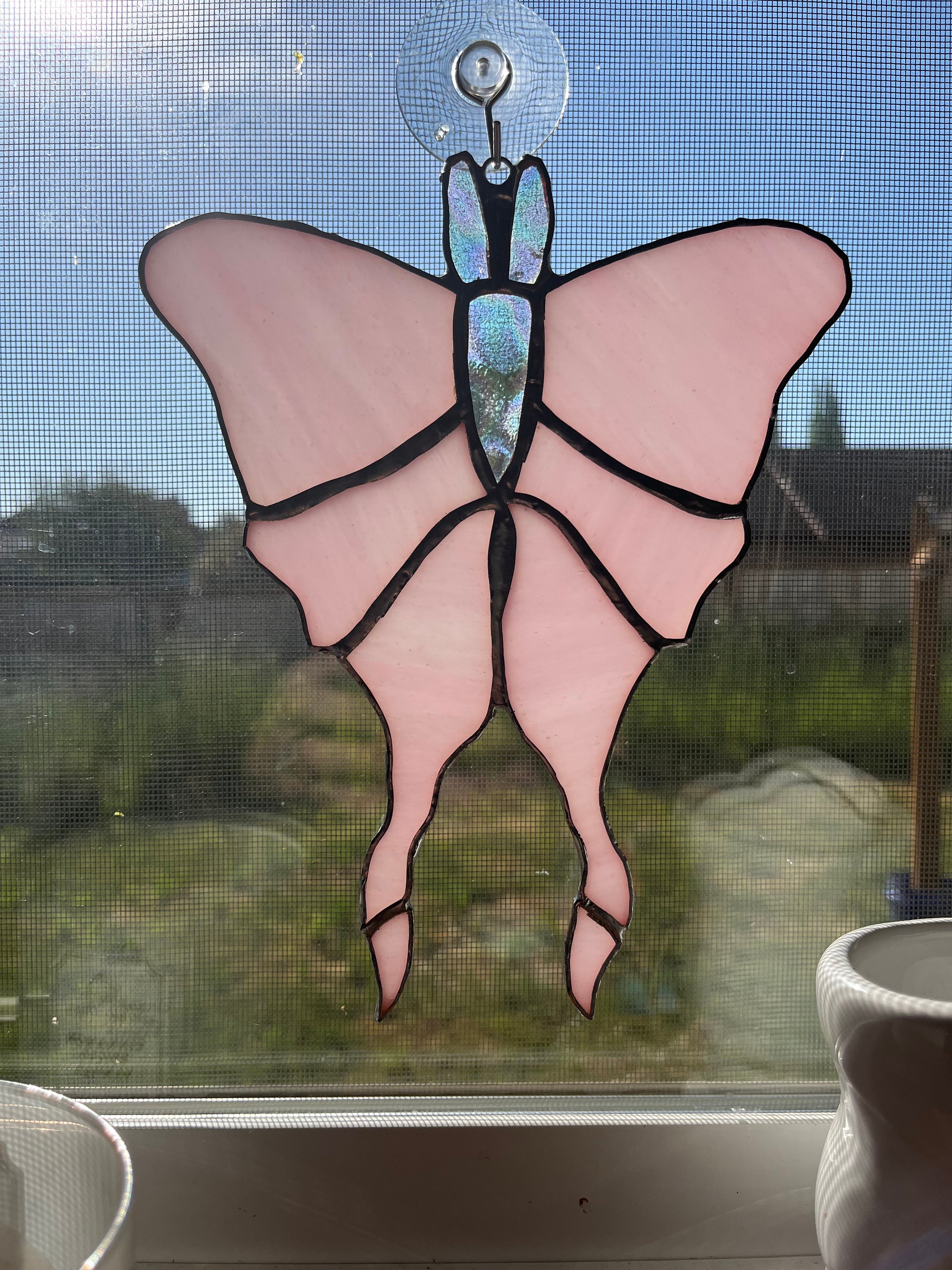 Luna Moths Stained Glass - Etsy